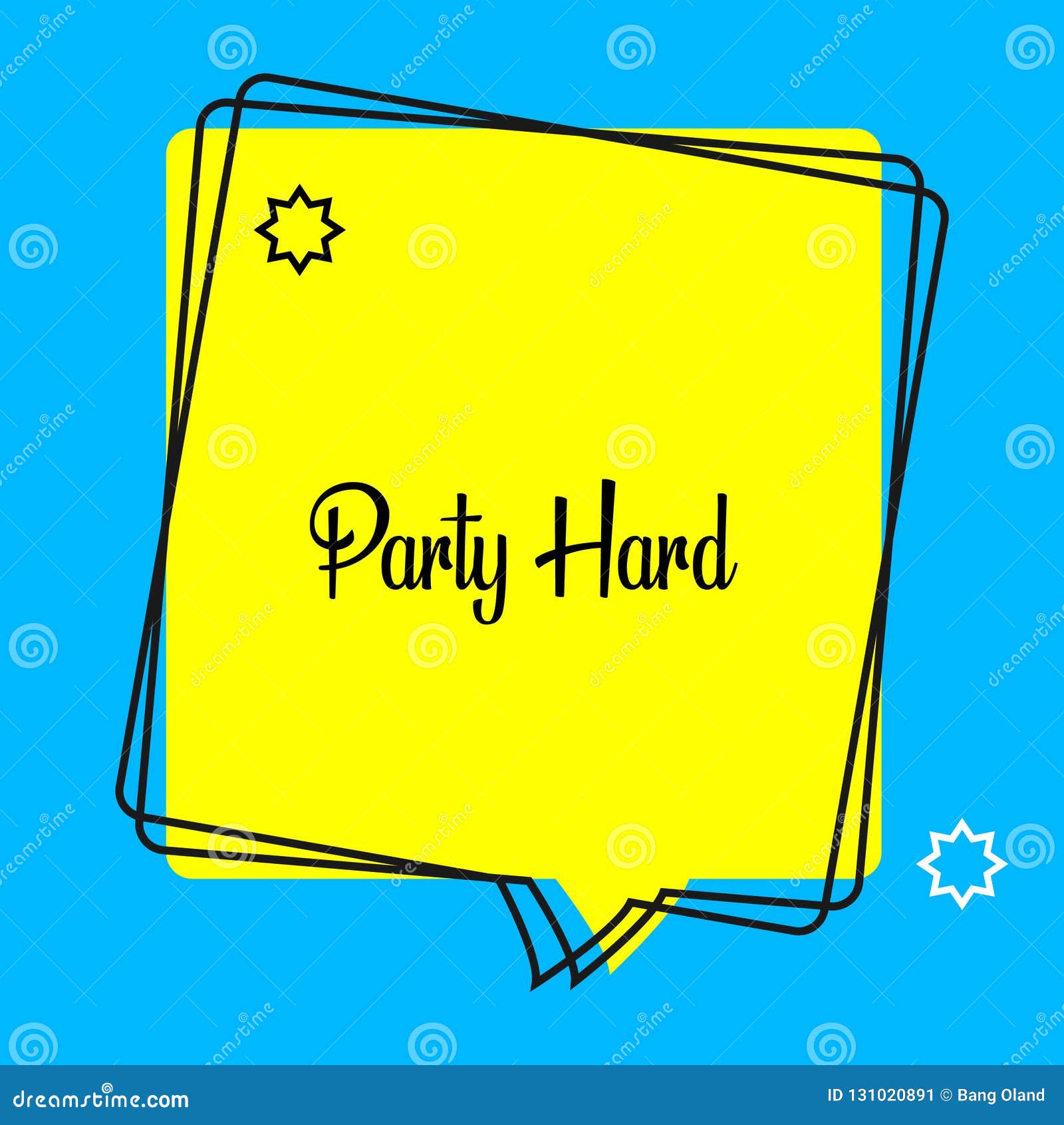 Party Hard Word on Education and Motivation Concepts. Stock ...