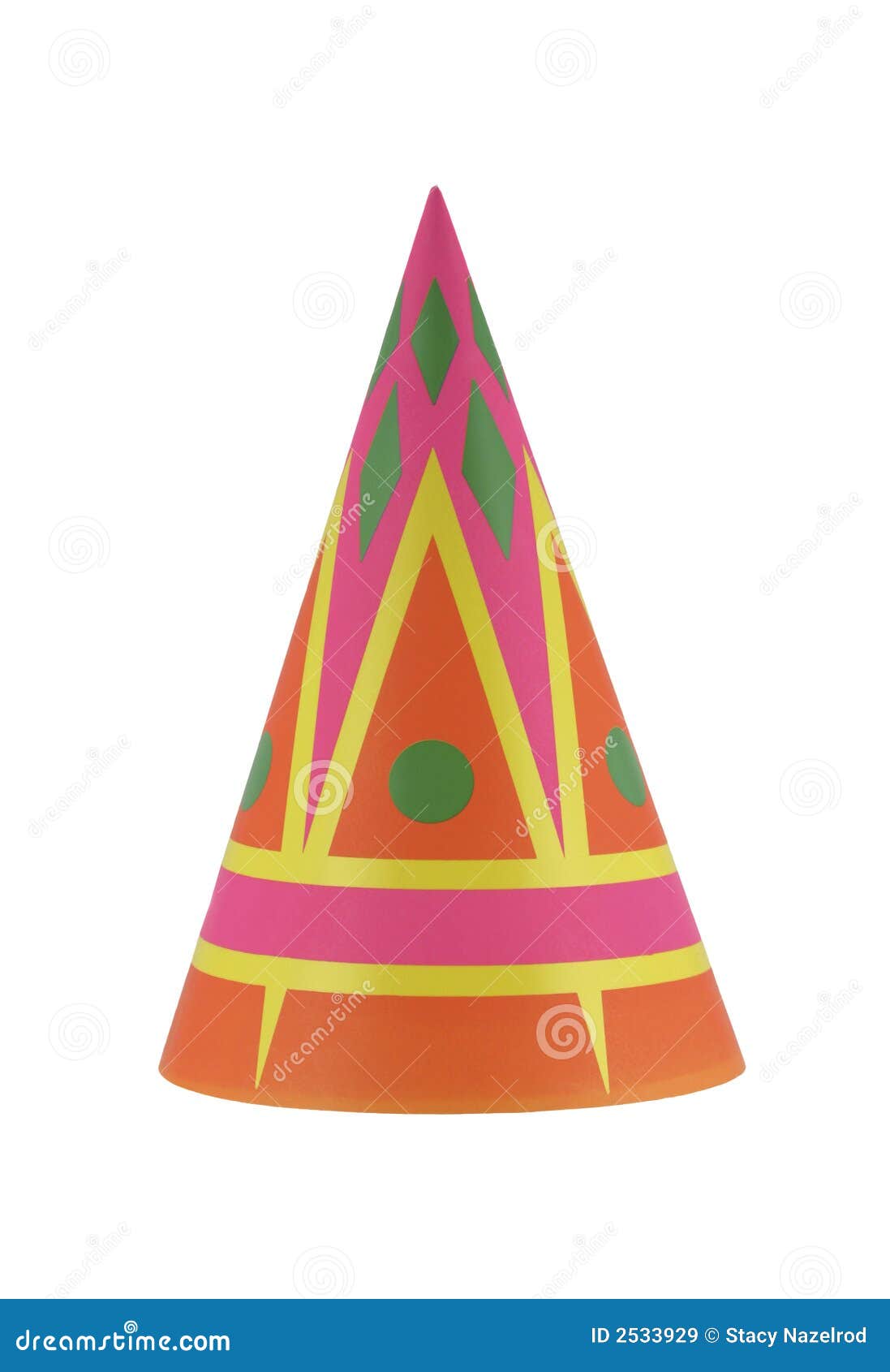 Party hat 7 stock image. Image of childish, geometric - 2533929