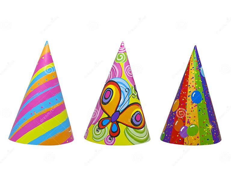 Party hat isolated stock photo. Image of aniversary, hats - 22416092