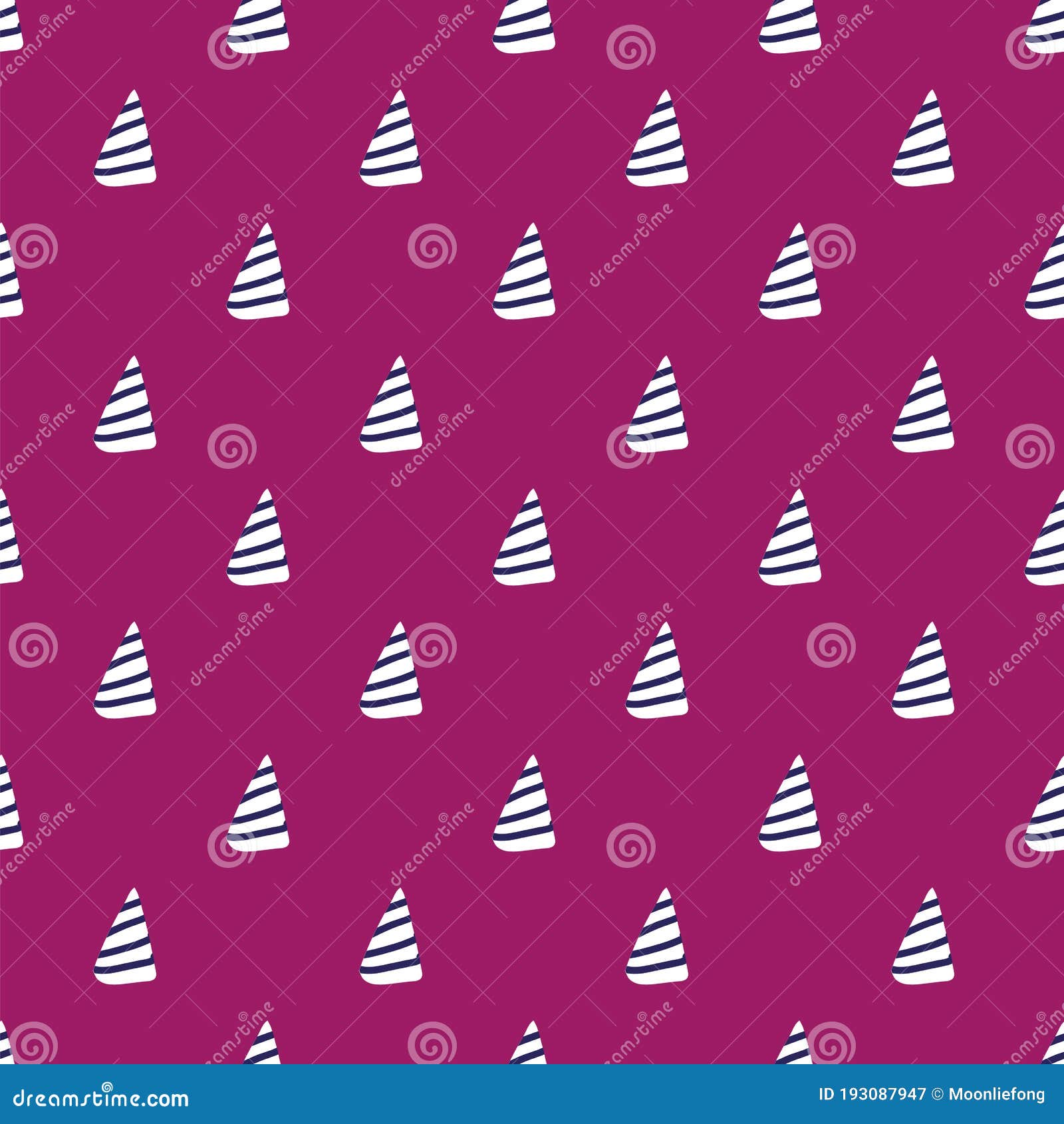 Party Hat Seamless Pattern stock vector. Illustration of happy - 193087947