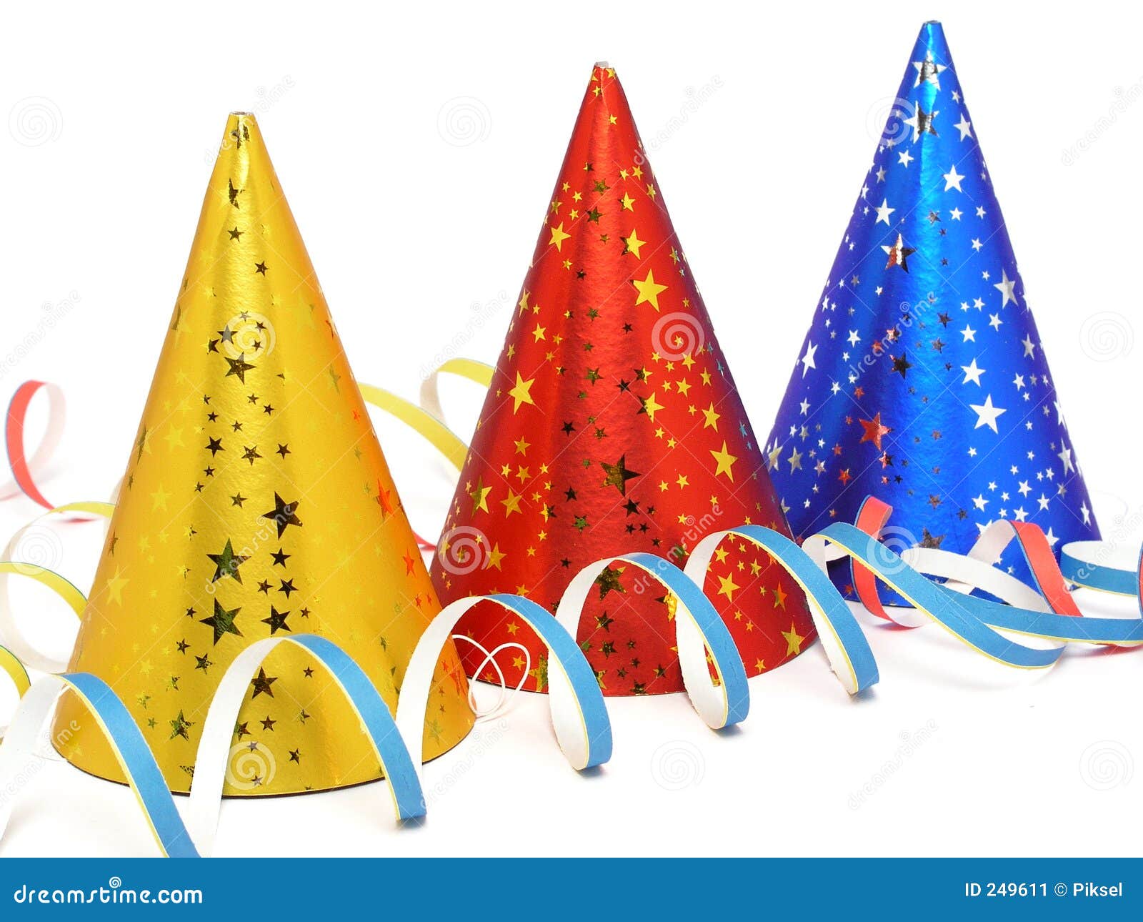 Party Hats stock image. Image of gold, occasion, party - 249611