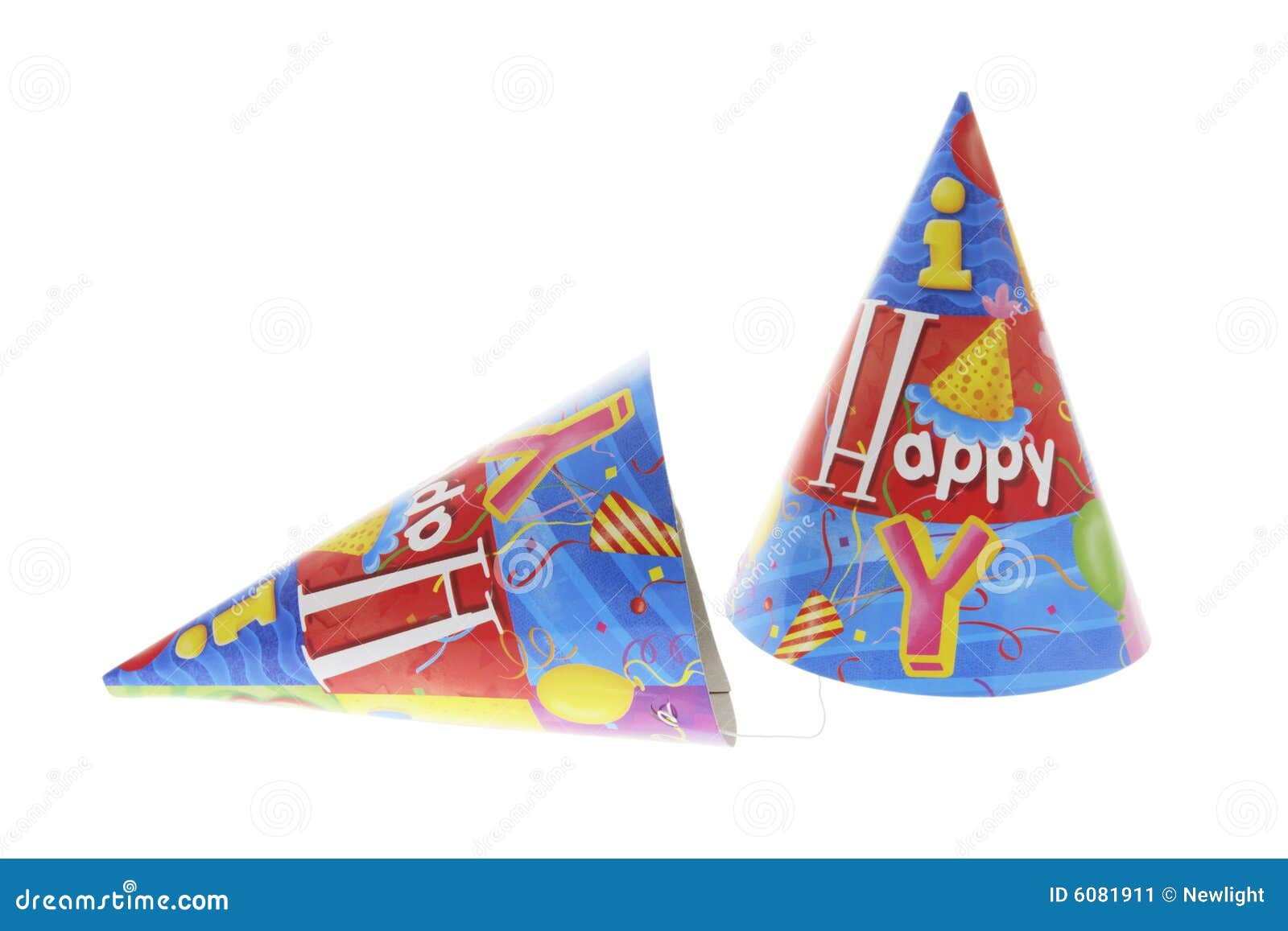 Party Hats stock image. Image of partying, hats, white - 6081911