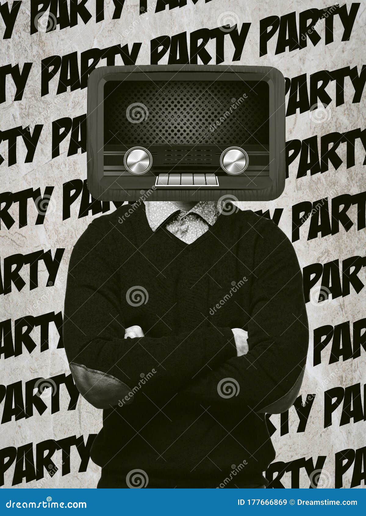 Party head illustrations stock image. Image of party - 177666869