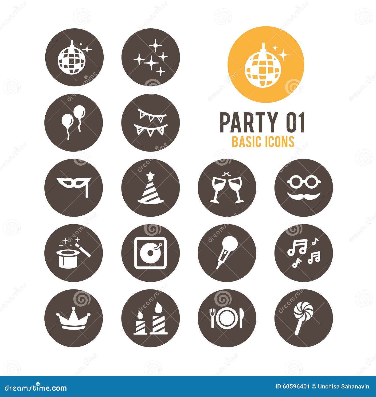 Party Icon. Vector Illustration. Stock Vector - Illustration of design ...