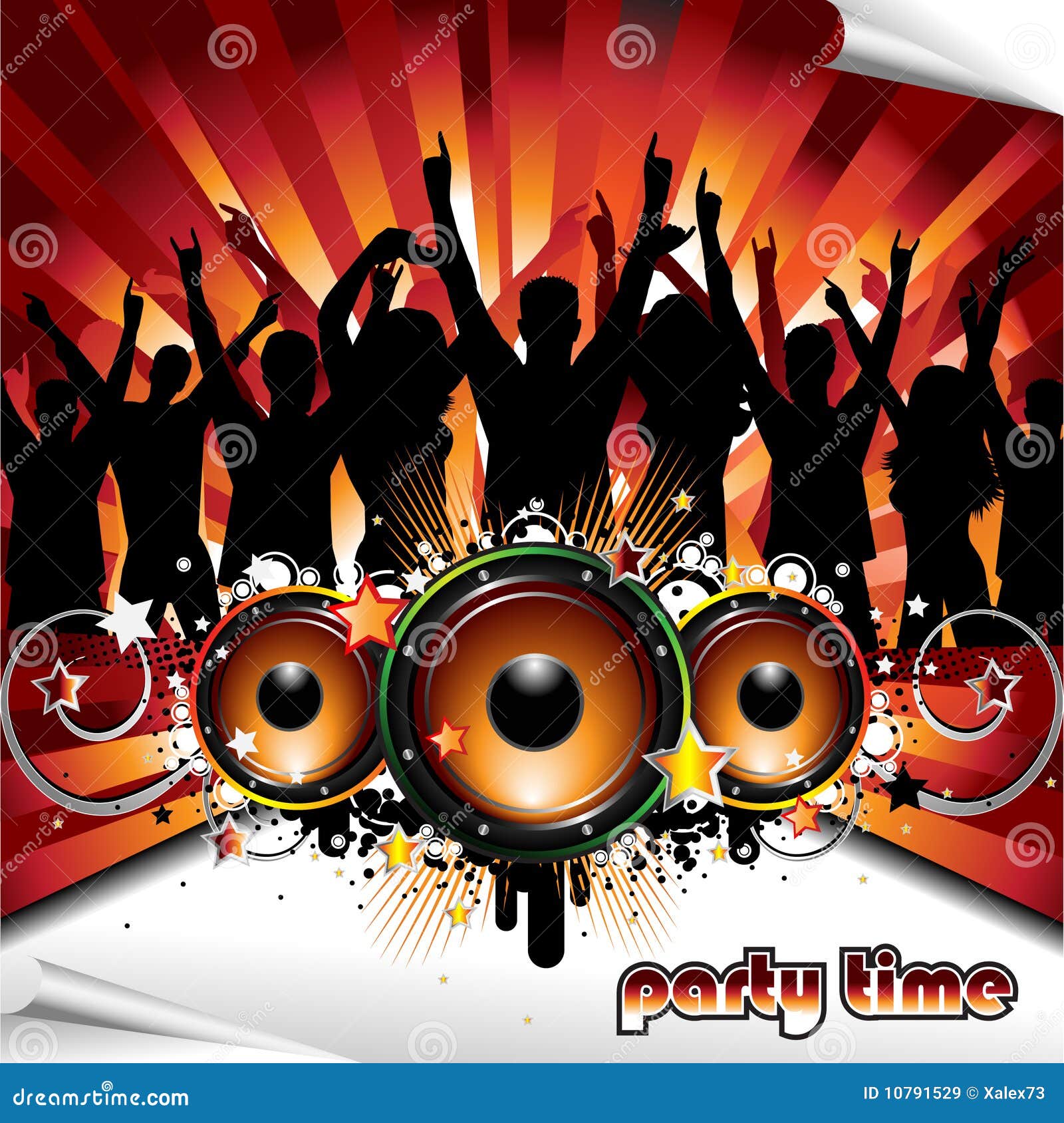 Party Illustration stock vector. Illustration of people - 10791529