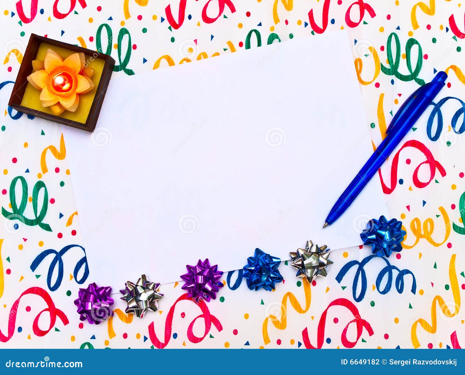 Party invitation stock photo. Image of design, birthday - 6649182