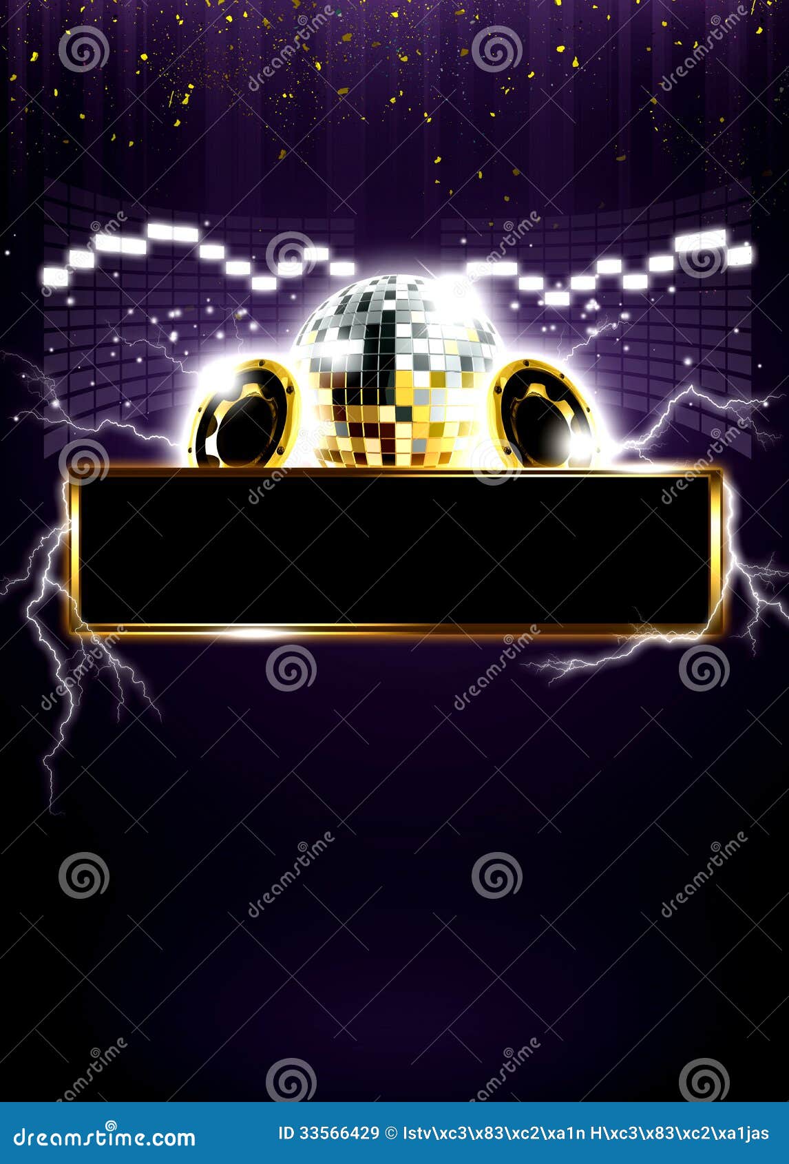 Party Invitation Background Stock Illustration - Illustration of ...