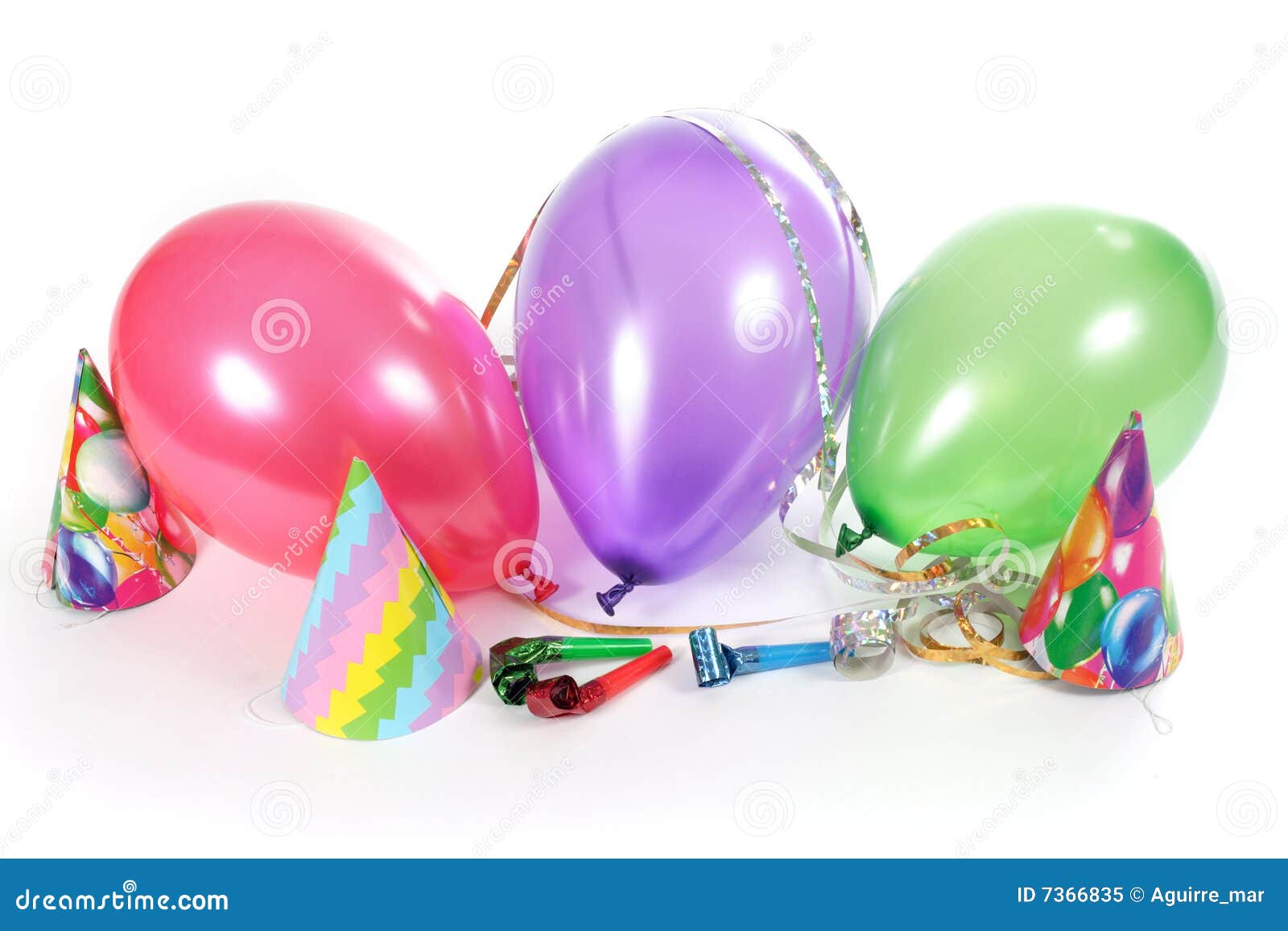 Party items stock image. Image of colours, gold, colors - 7366835
