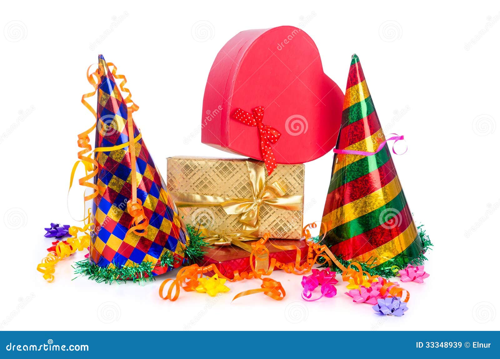 Party items stock image. Image of giftbox, beautiful - 33348939
