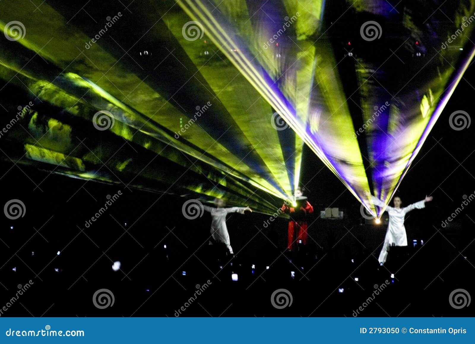 Party with laser show stock photo. Image of event, darkness - 2793050