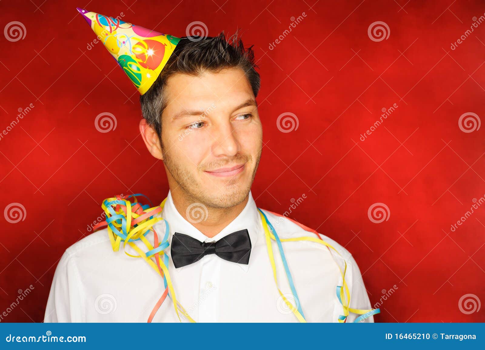Party man stock photo. Image of december, green, entertainment - 16465210