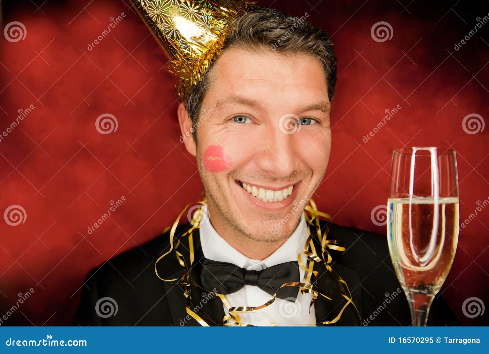 Party man stock image. Image of girl, beautiful, attractive - 16570295