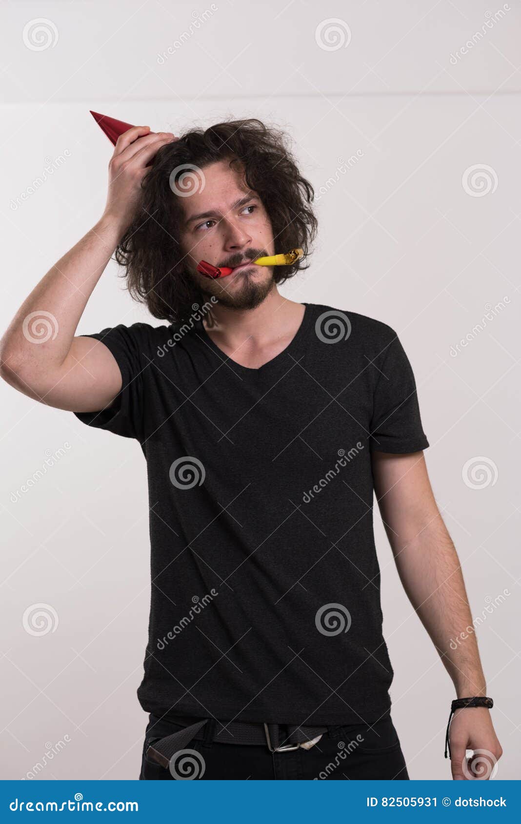 Party man stock image. Image of anniversary, club, gathering - 82505931