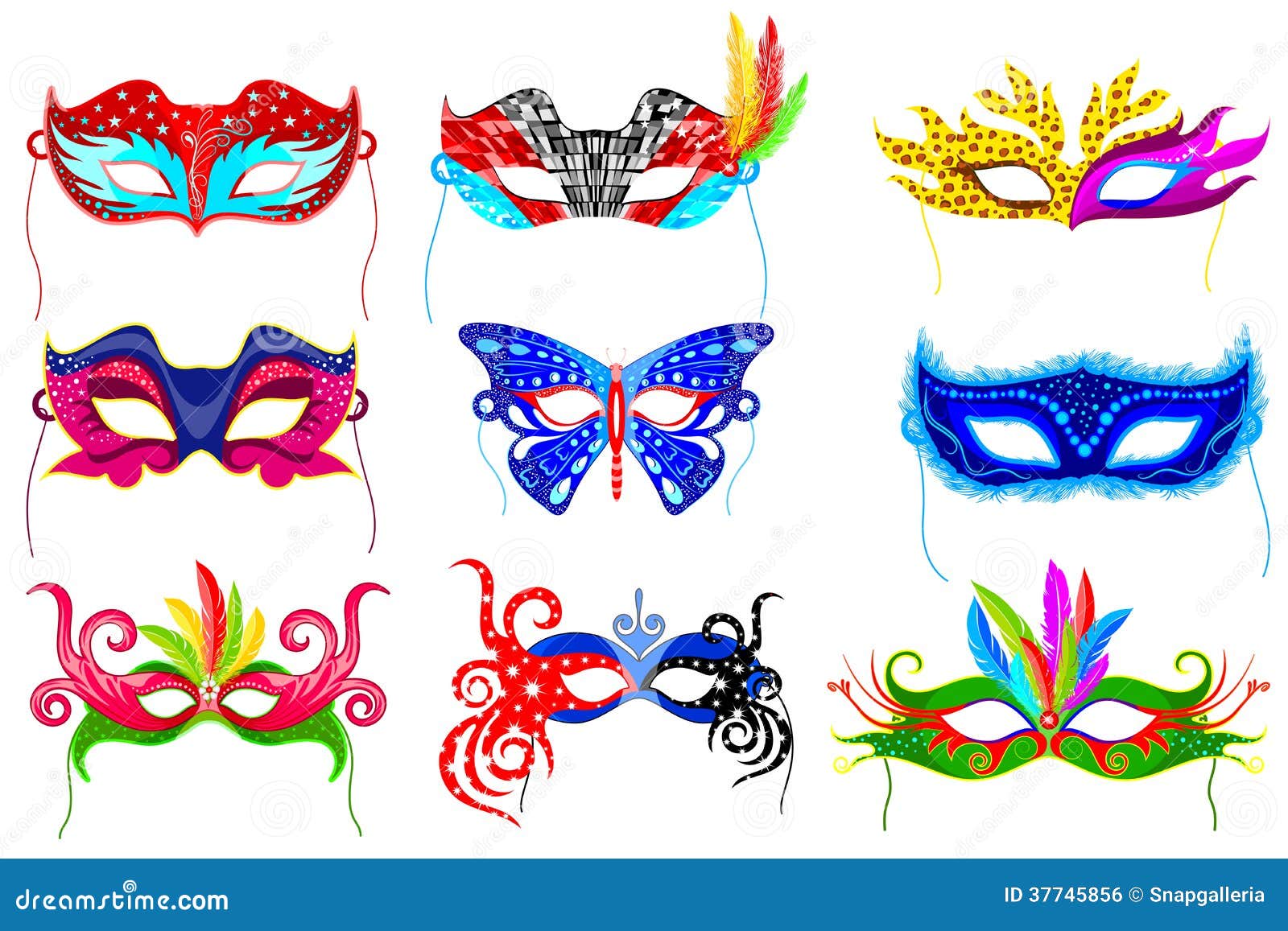 Party Mask Clip Art