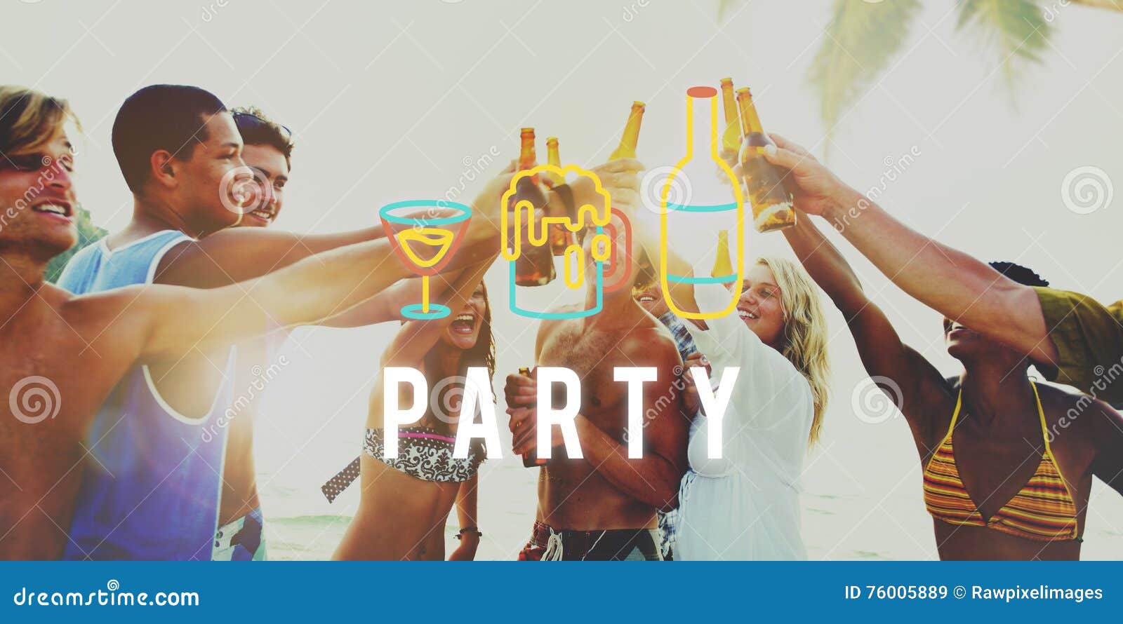 Party Night Life Fun Enjoy Concept Stock Image - Image of night ...