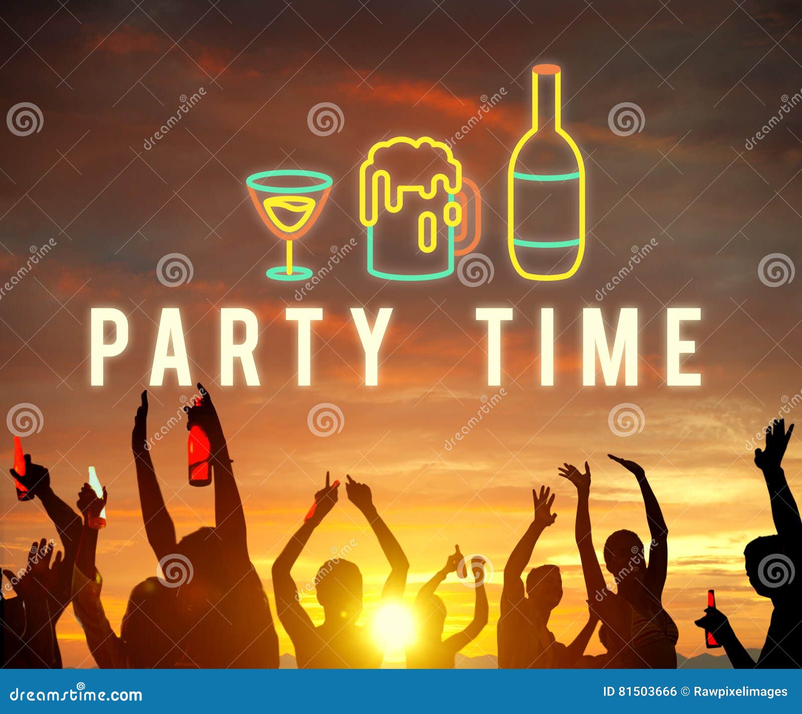 Party Night Life Fun Enjoy Concept Stock Photo - Image of night, club ...