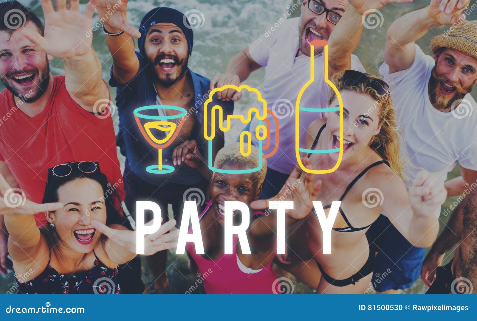 Party Night Life Fun Enjoy Concept Stock Photo - Image of outdoors ...