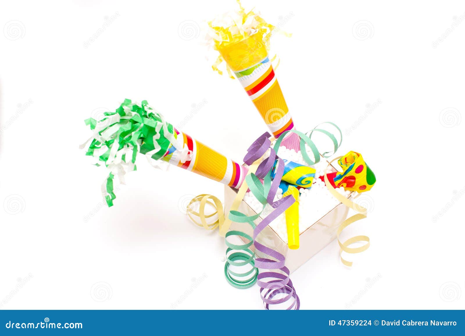 Party objects isolated stock photo. Image of party, objects - 47359224