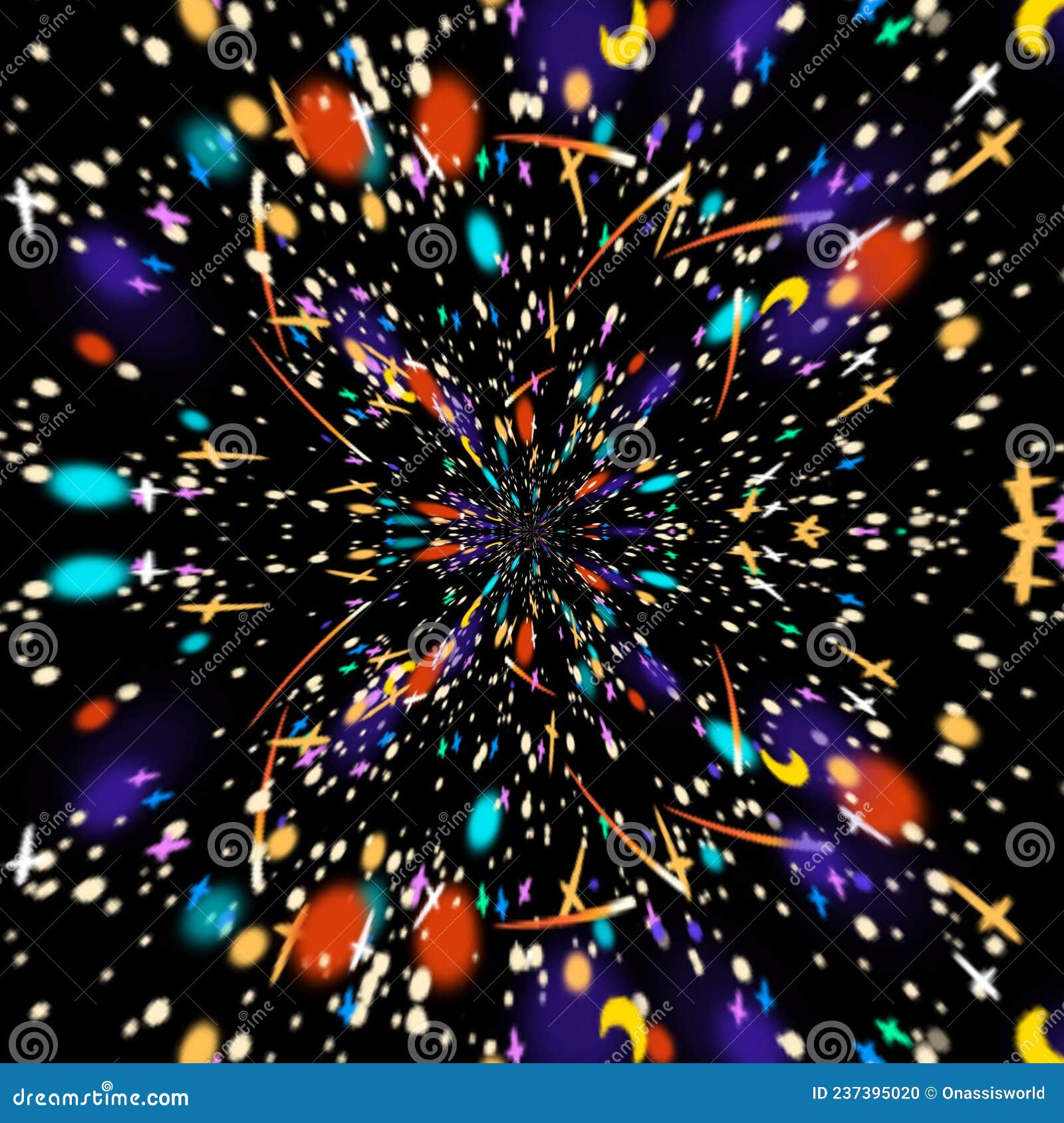 Party Particles Abstract Background Blurs Textures Stock Photo - Image ...