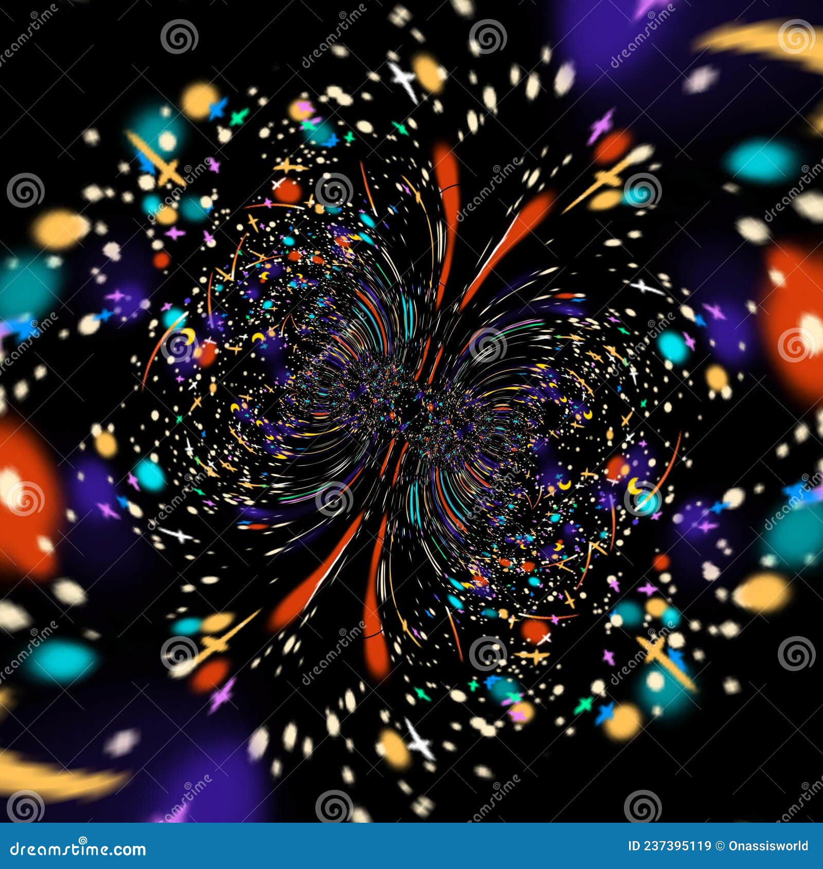 Party Particles Abstract Background Blurs Textures Stock Image - Image ...