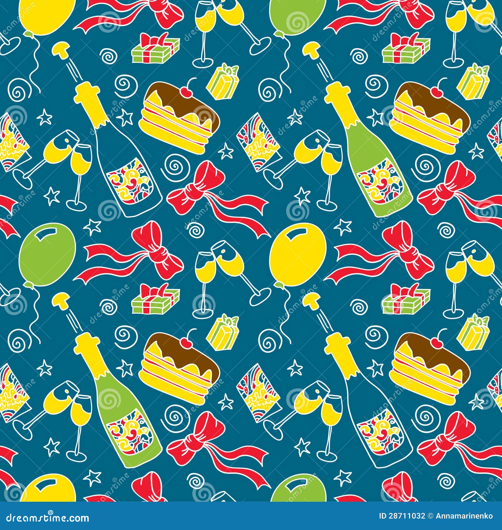 Party pattern stock illustration. Illustration of occasion - 28711032