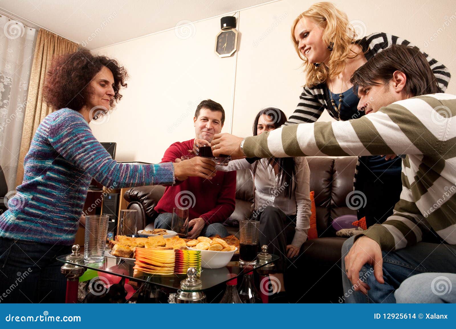 Party people stock photo. Image of celebration, friendship - 12925614