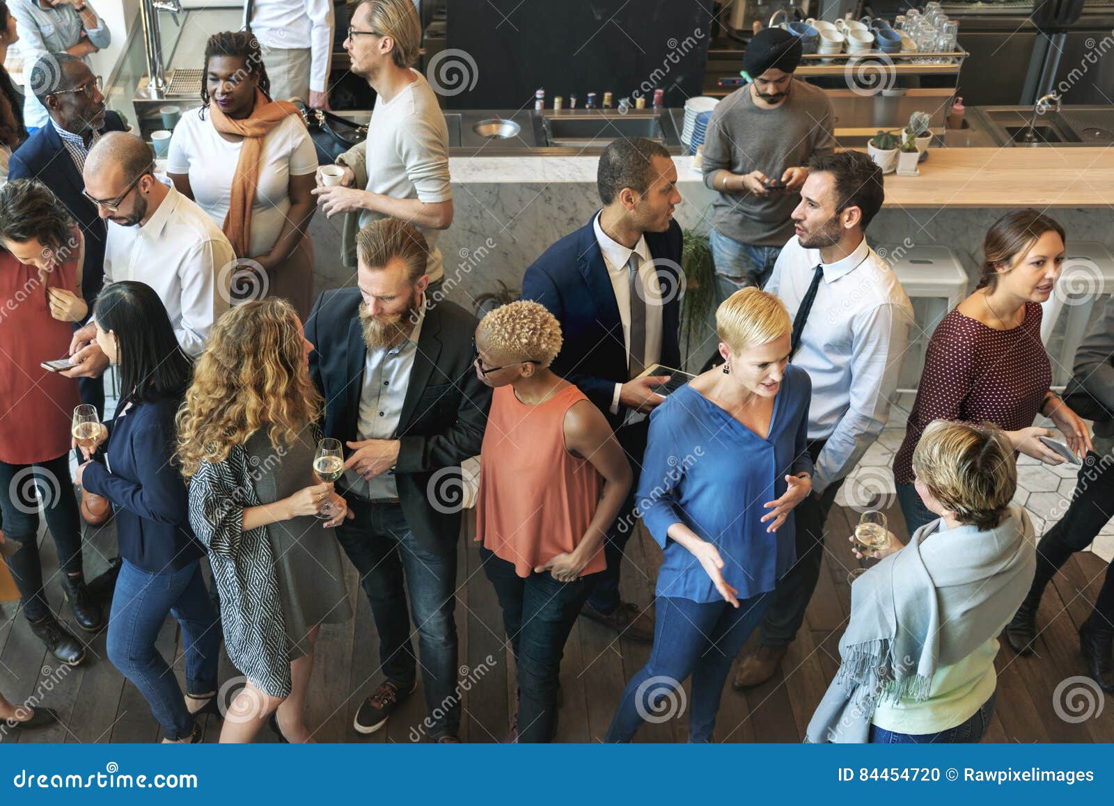 Party People Communication Talking Happiness Concept Stock Photo ...