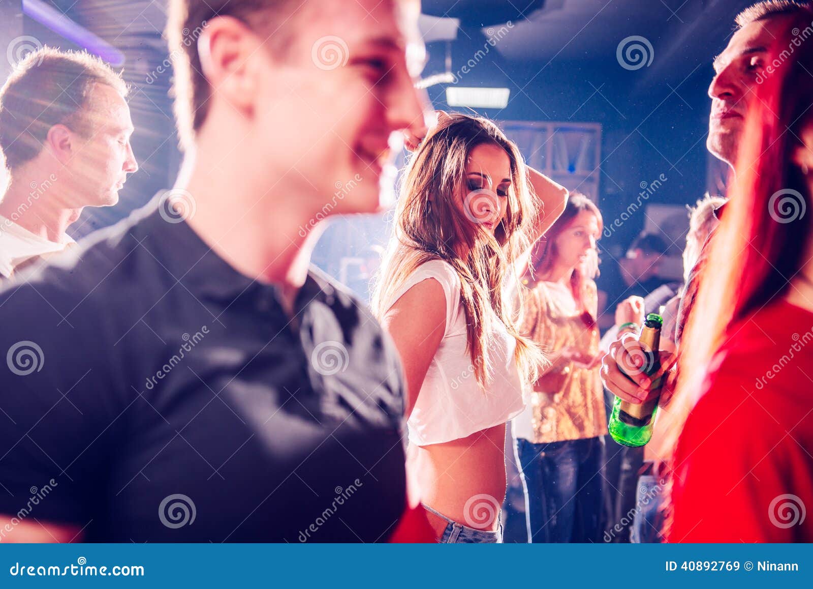 Party people stock image. Image of female, entertainment - 40892769