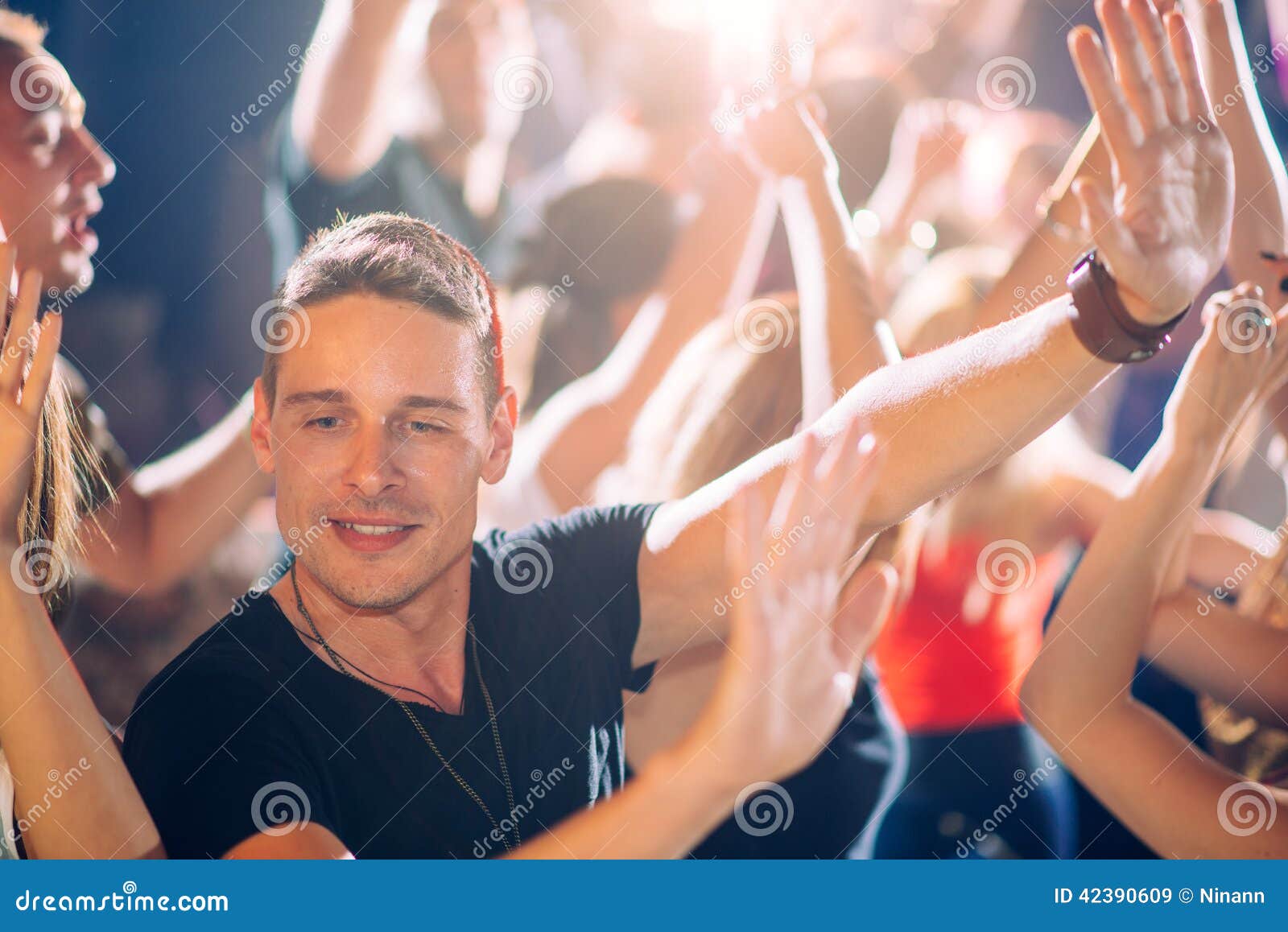 Party people stock image. Image of group, beauty, discotheque - 42390609