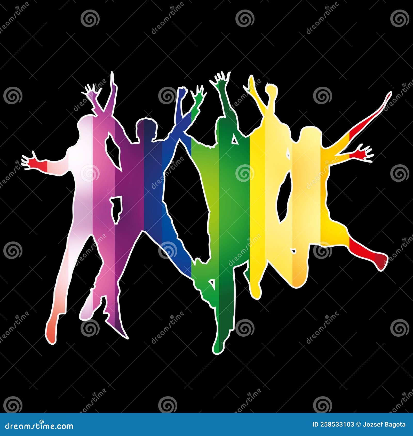 Party People Vector Background Stock Vector - Illustration of club ...