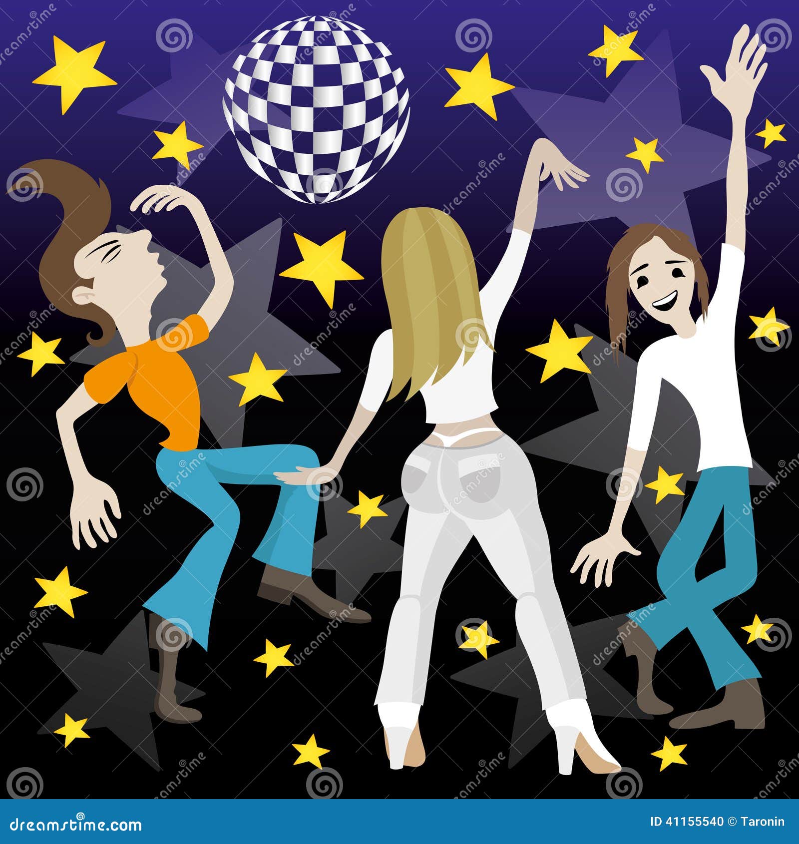 Party people. stock vector. Illustration of person, male - 41155540