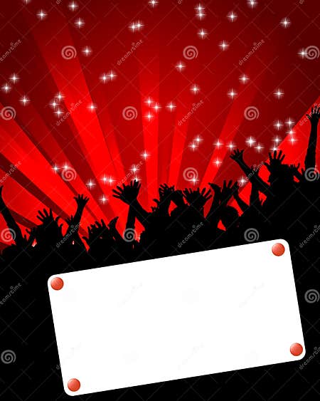 Party Placard stock illustration. Illustration of artistry - 6946406