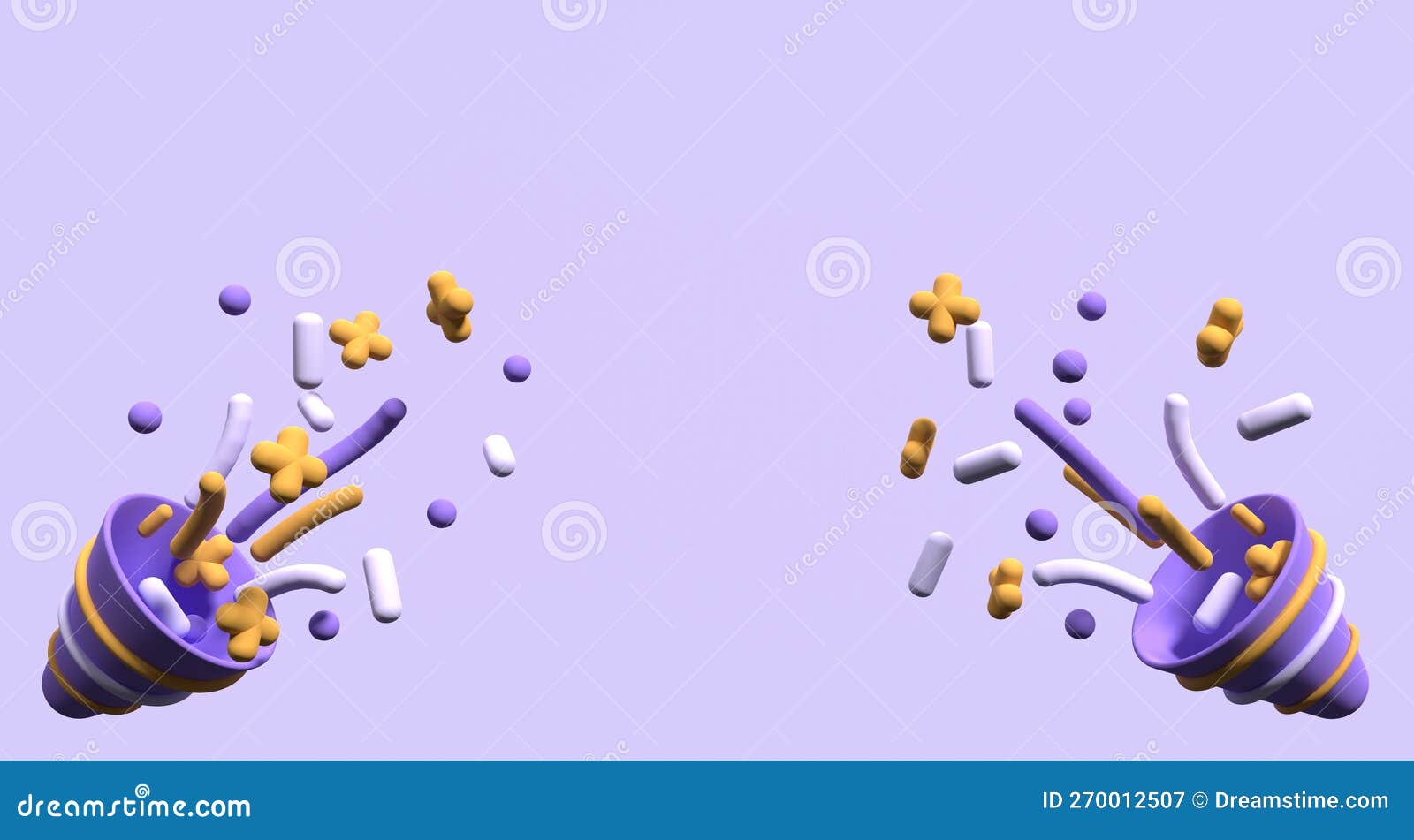 Party Popper Icon with Confetti. Exploding Party Popper. Birthday and ...