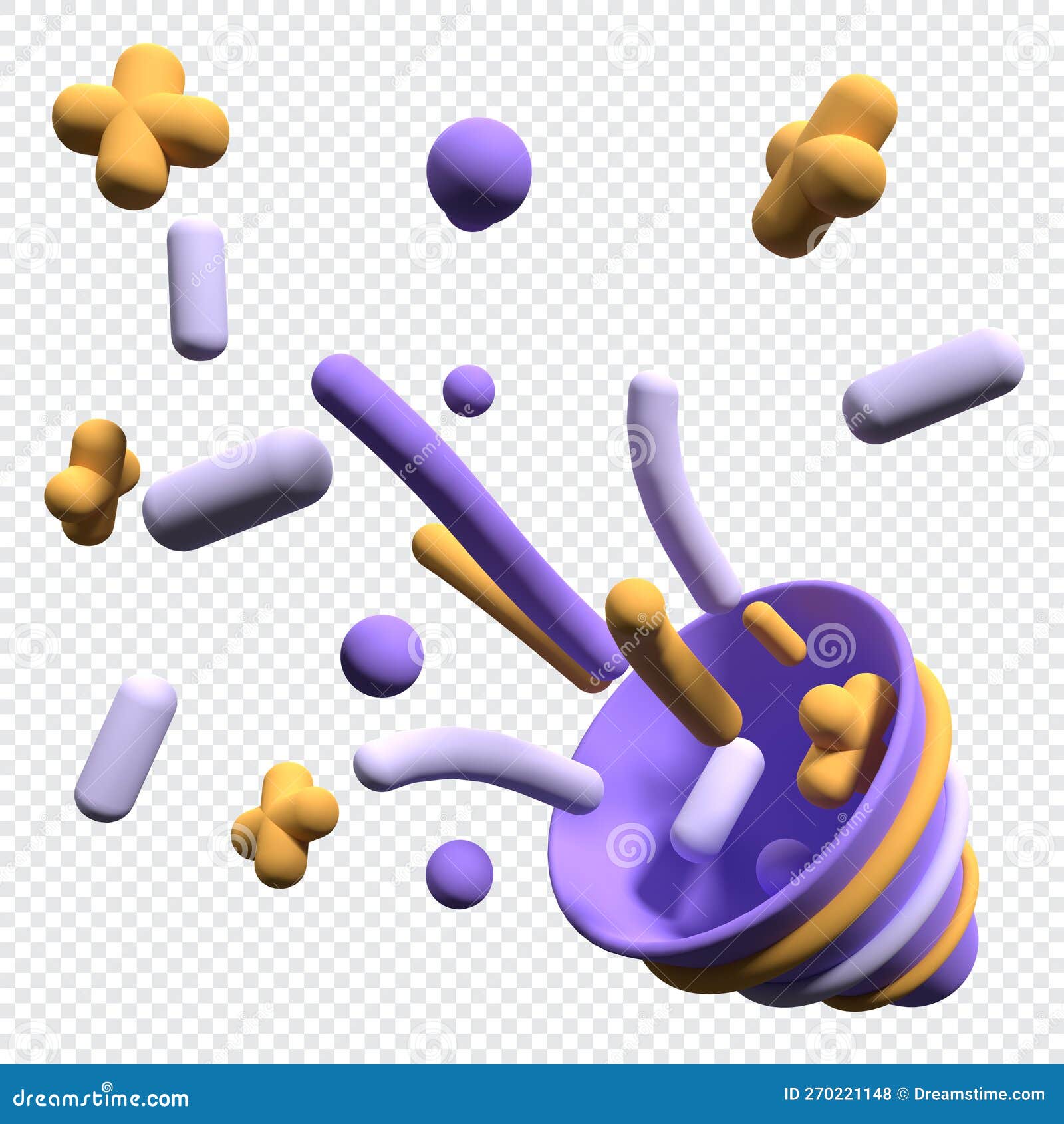 Party Popper Icon with Confetti. Exploding Party Popper. Birthday and ...