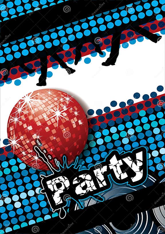 Party poster stock vector. Illustration of invitation - 14107276