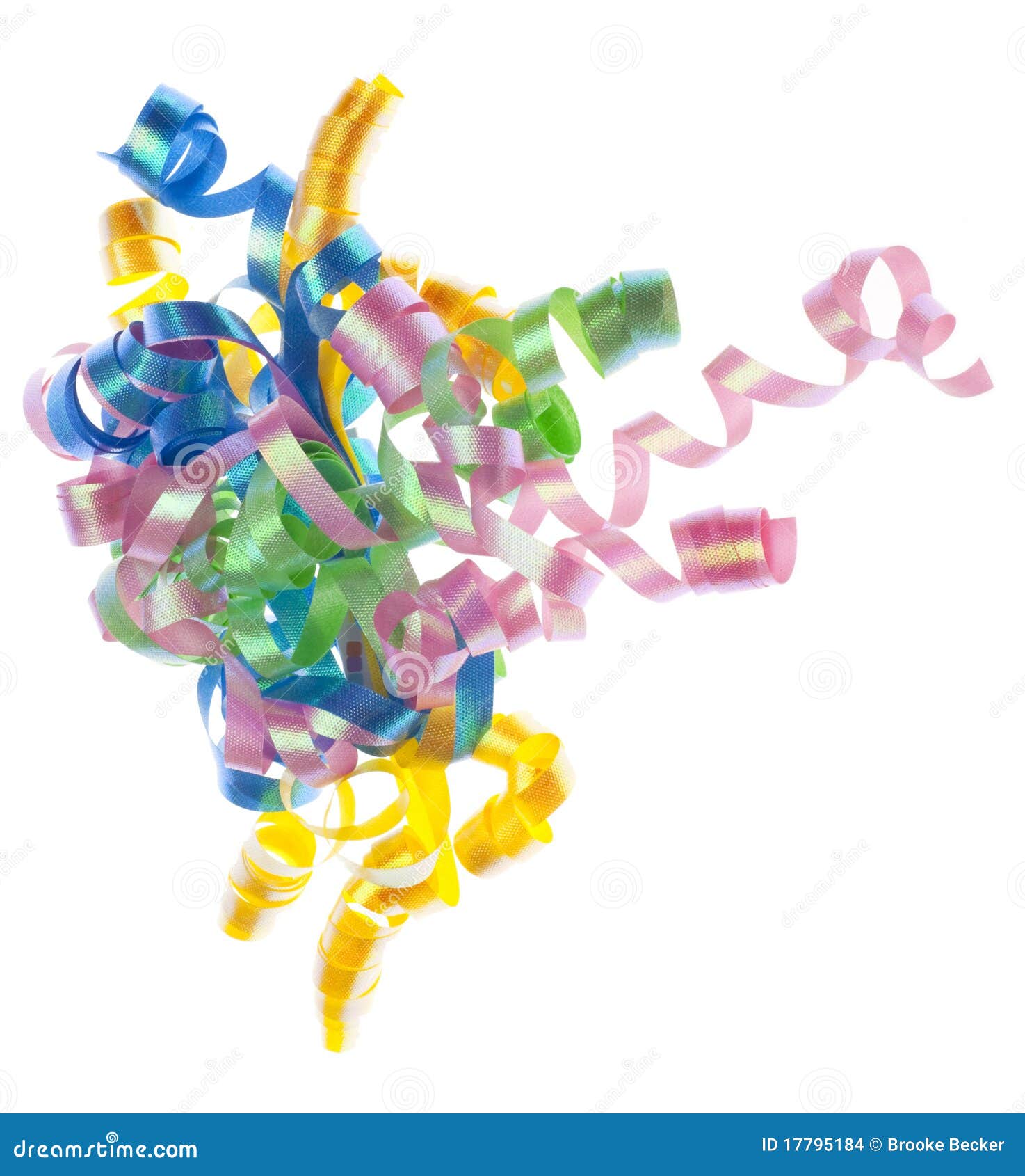 Party Ribbon Streamers stock photo. Image of party, pastel - 17795184