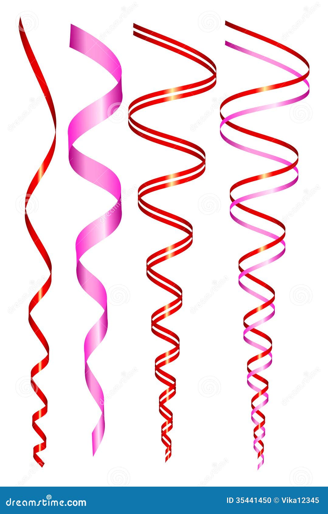 Party ribbon stock vector. Illustration of bright, greeting - 35441450