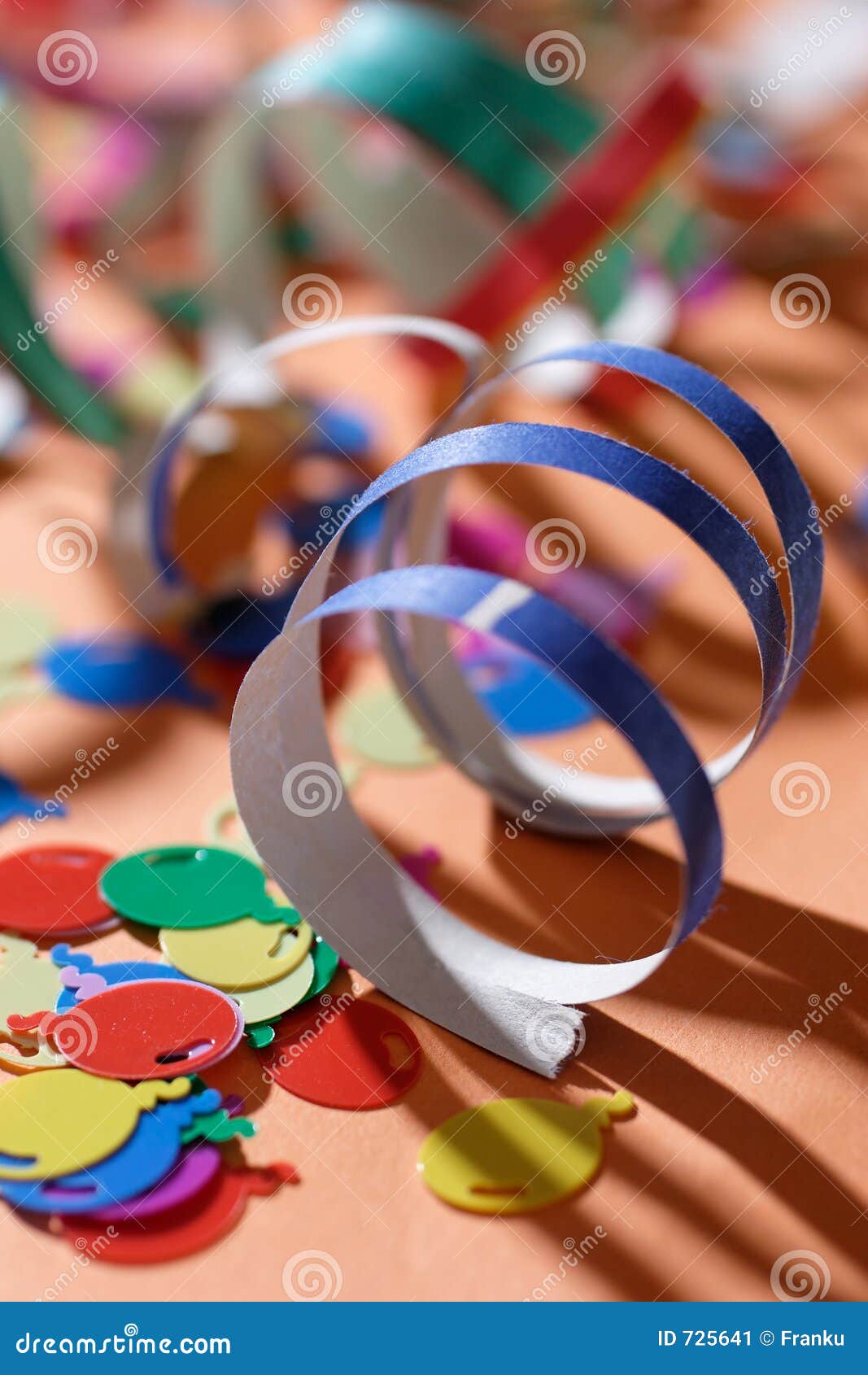 Party ribbons stock image. Image of valentines, birthday - 725641
