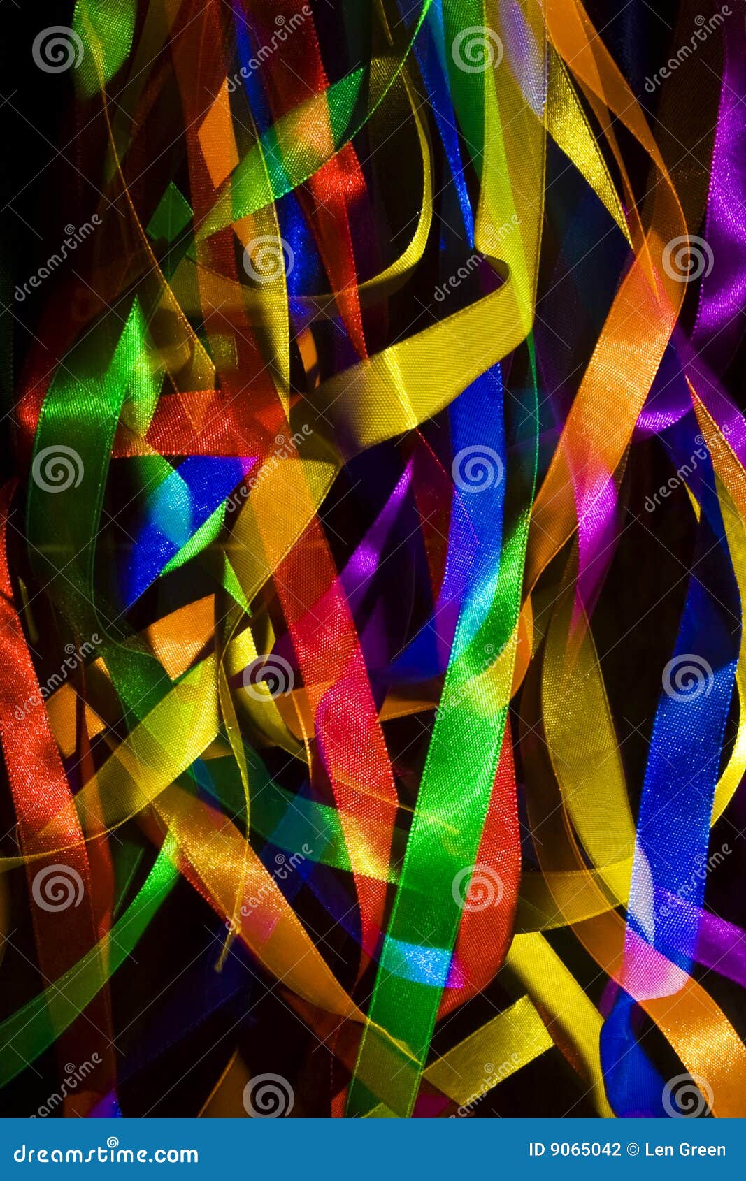 Party ribbons stock photo. Image of background, colouful - 9065042