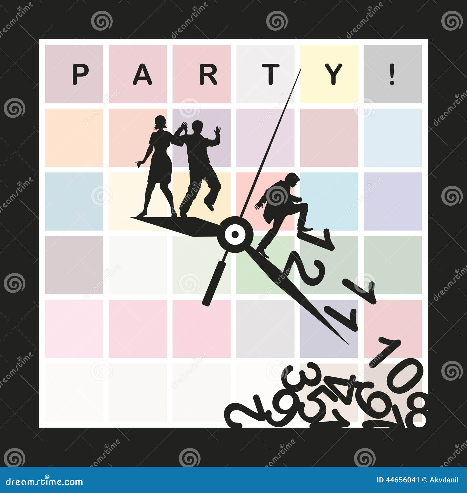 Party stock vector. Illustration of corporate, silhouettes - 44656041