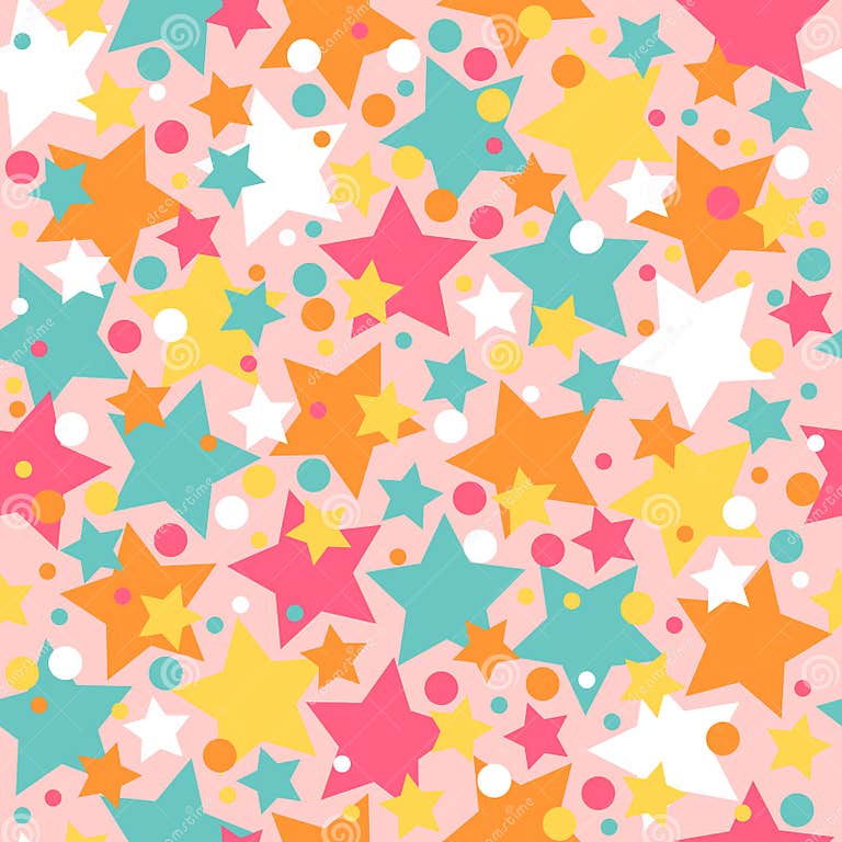 Party Seamless Pattern Textured Vector Background Stock Vector ...