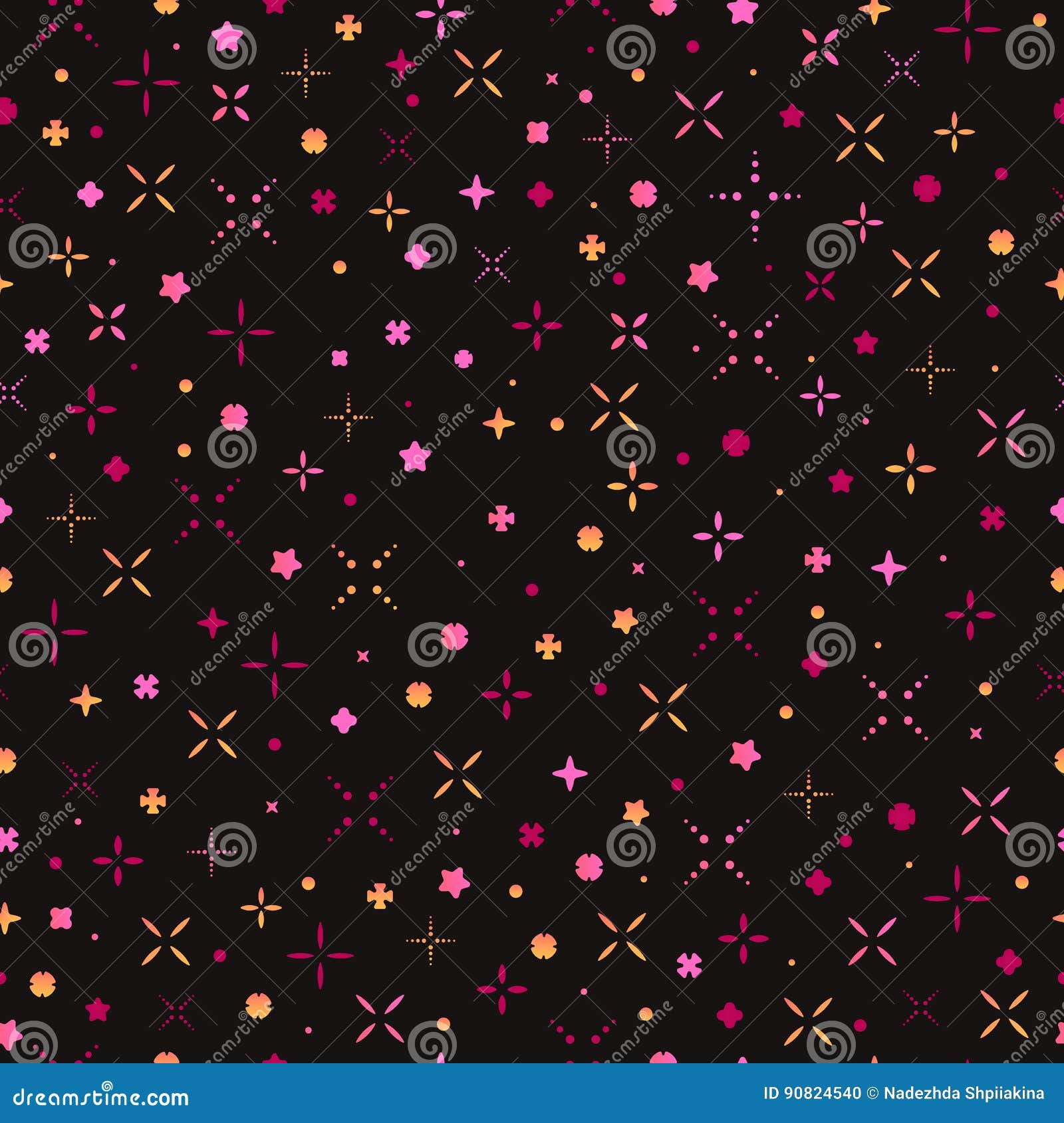 Party Seamless Pattern Textured Vector Background Stock Vector ...