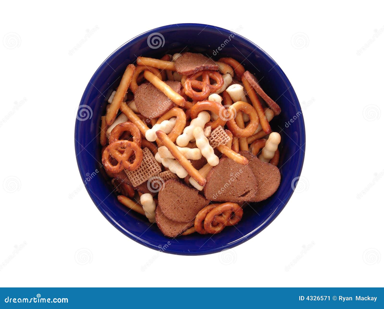 Party snack mix stock image. Image of chips, variety, pretzel - 4326571