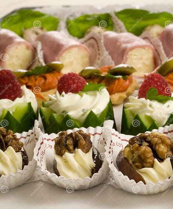 Party snacks stock image. Image of small, starter, snacks - 2724247