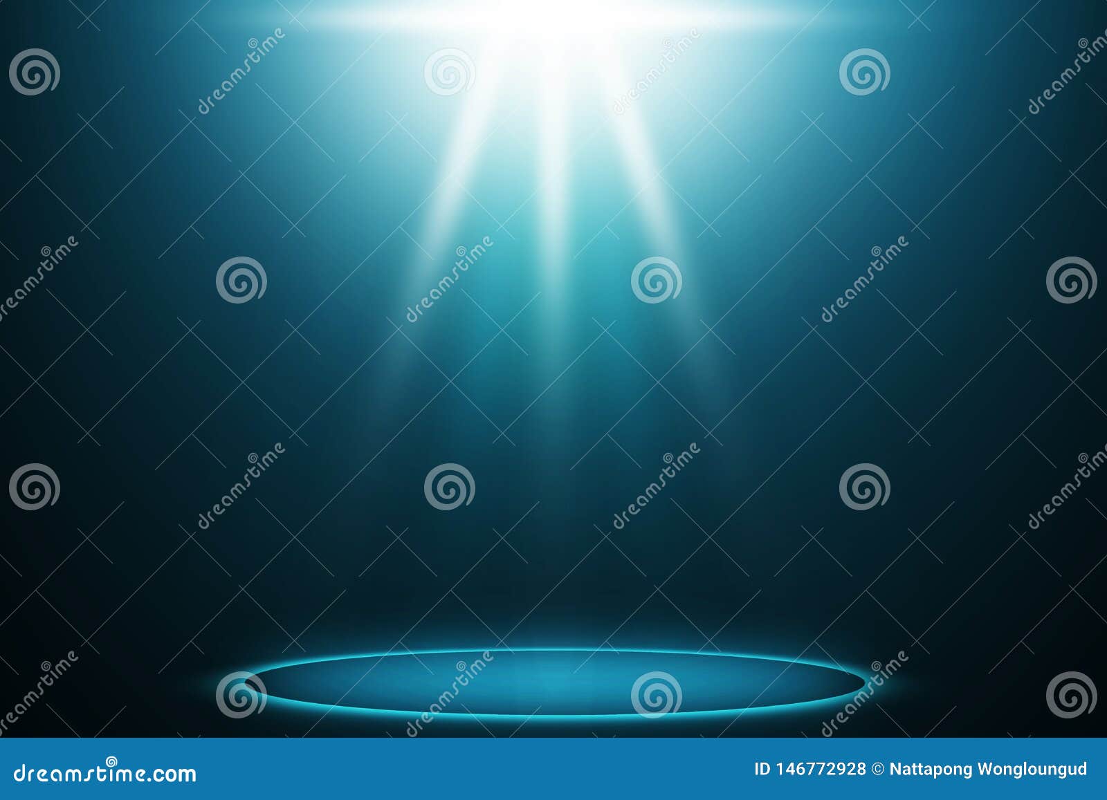Party Spotlight Blue on Stage Entertainment Background Stock ...
