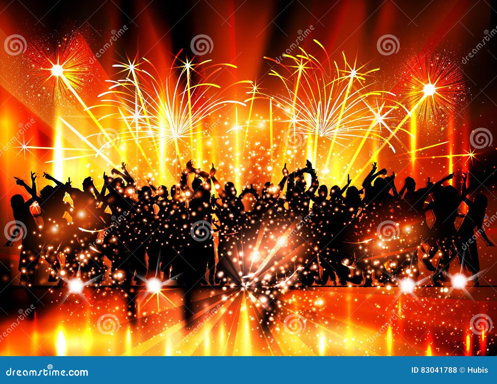 Party Stage stock vector. Illustration of night, modern - 83041788