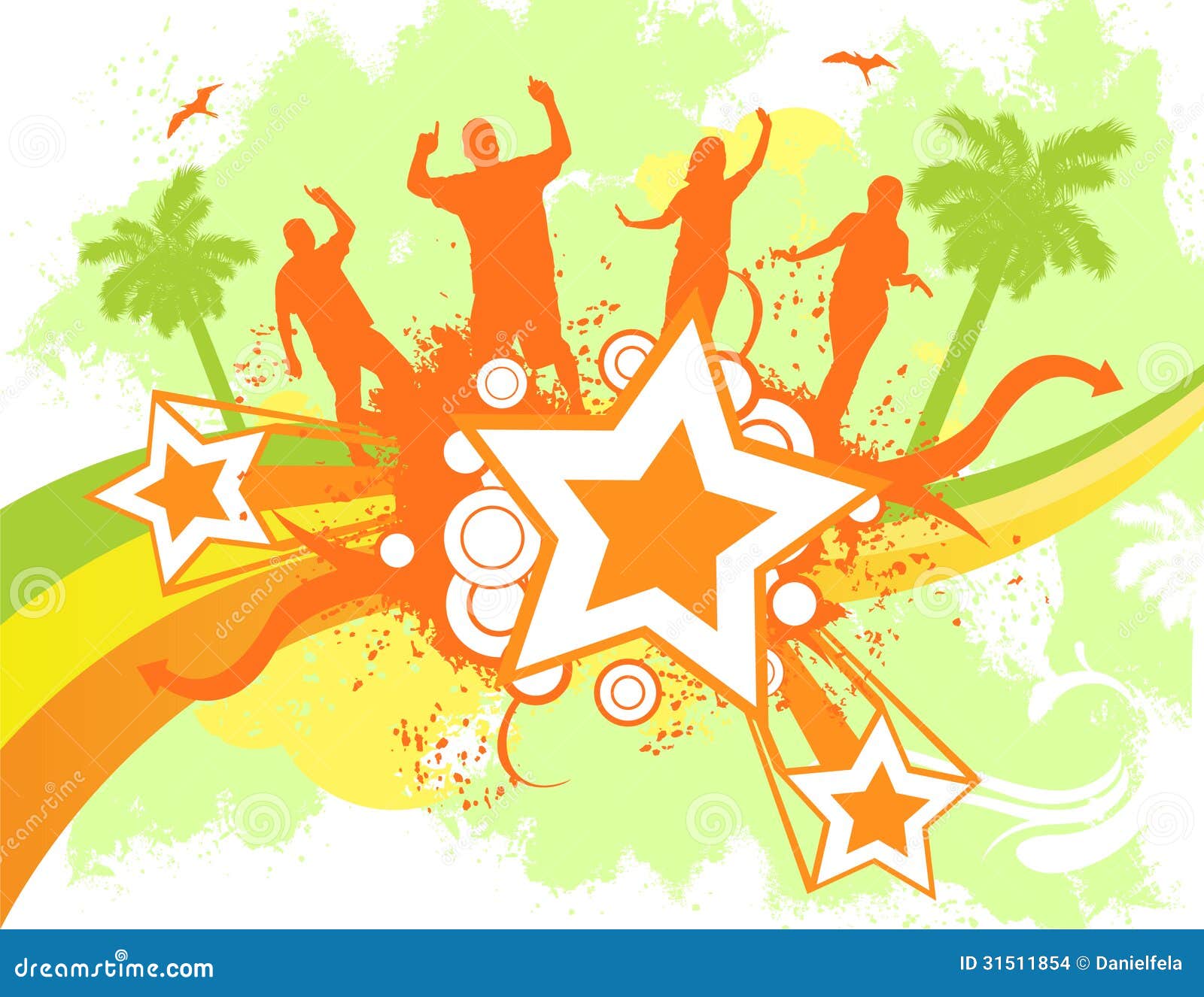 Party star banner stock vector. Illustration of element - 31511854