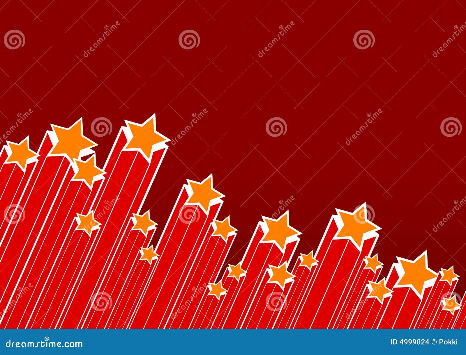 Party Stars with Red Background. Stock Vector - Illustration of ...