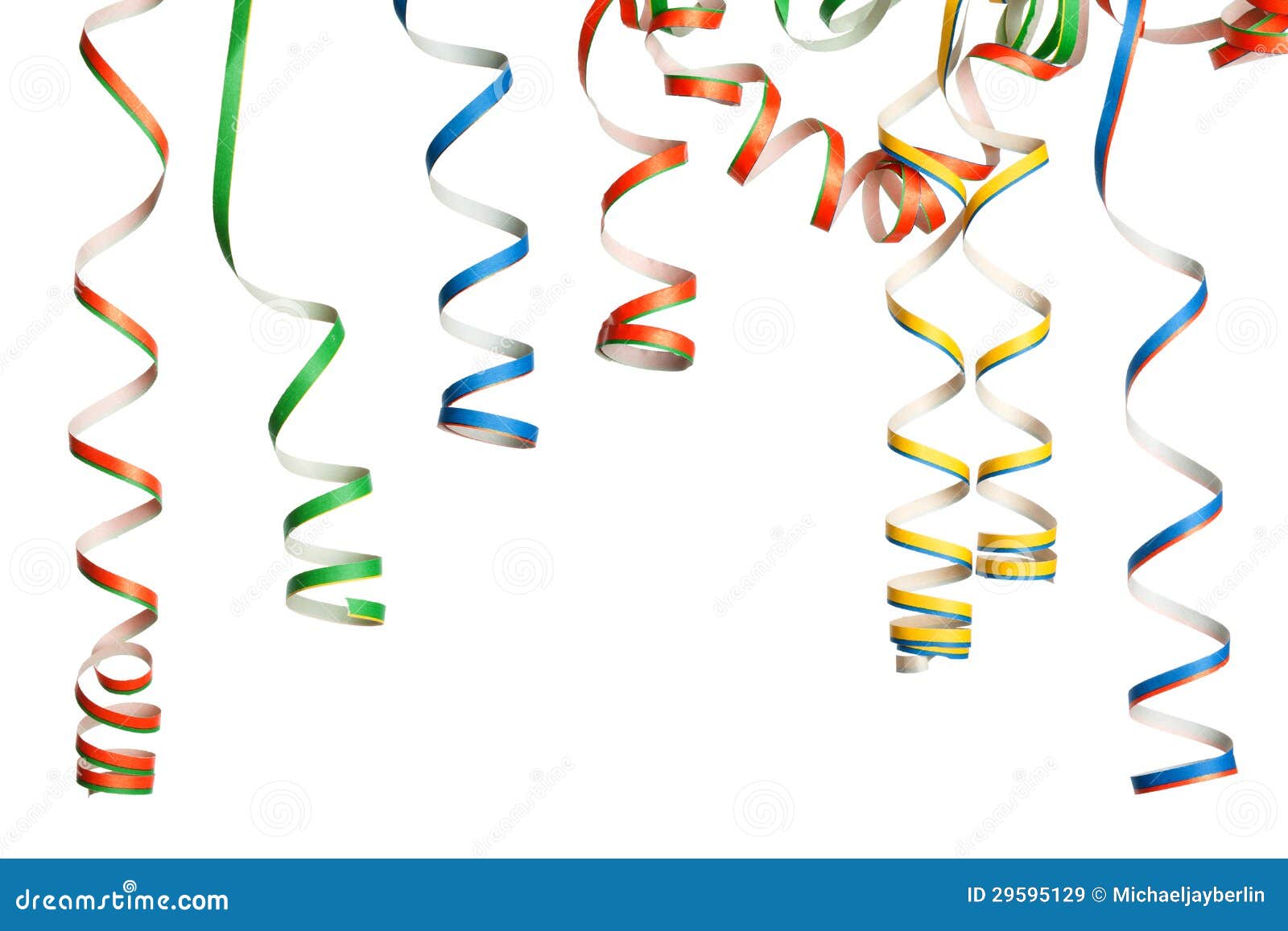 Real Party Streamers Background