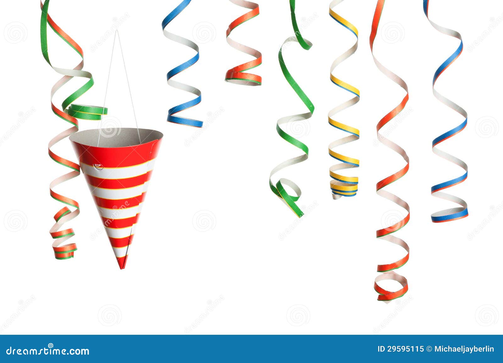Party - Streamers and Hats stock image. Image of streamers - 29595115